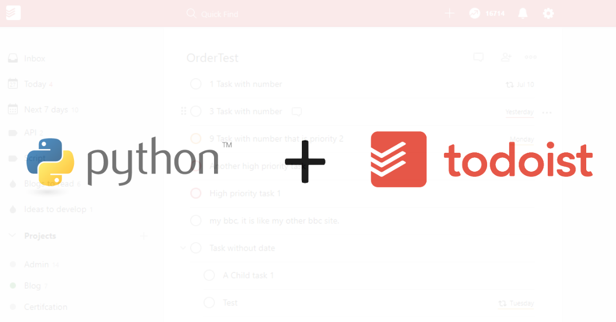 Todoist ordering